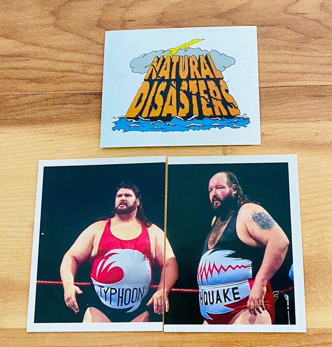 1992 WWF Merlin UK Natural Disasters Rookie Foil Sticker Cards Lot Rare ...
