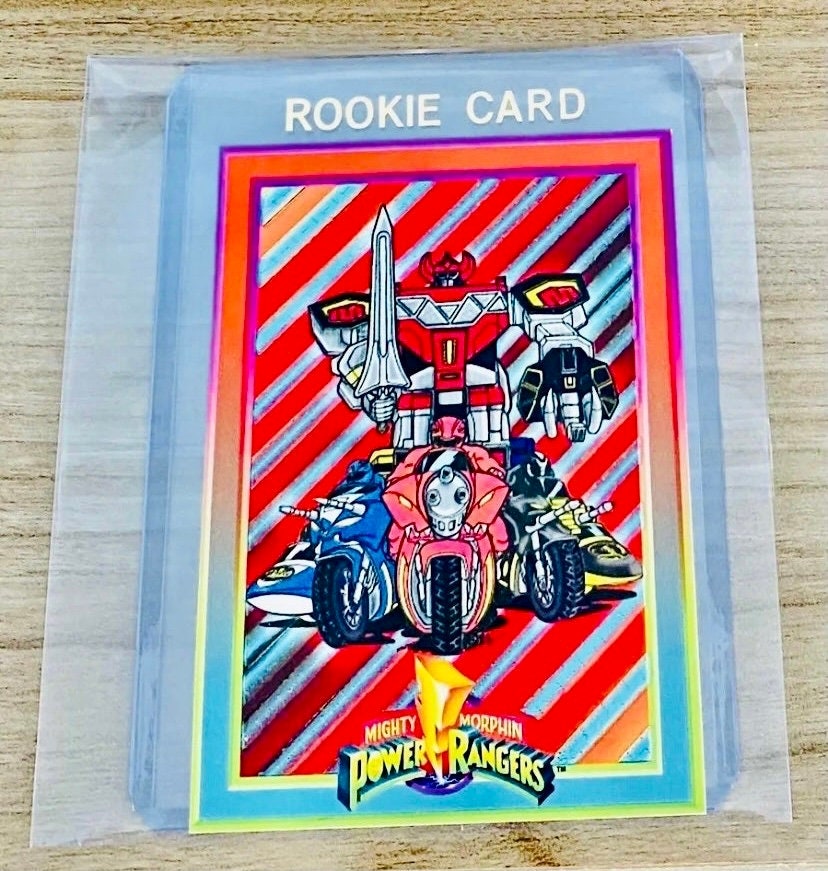 1994 Mighty Morphin Power Rangers Series 1 Foil Insert Card 6 of 12 ...