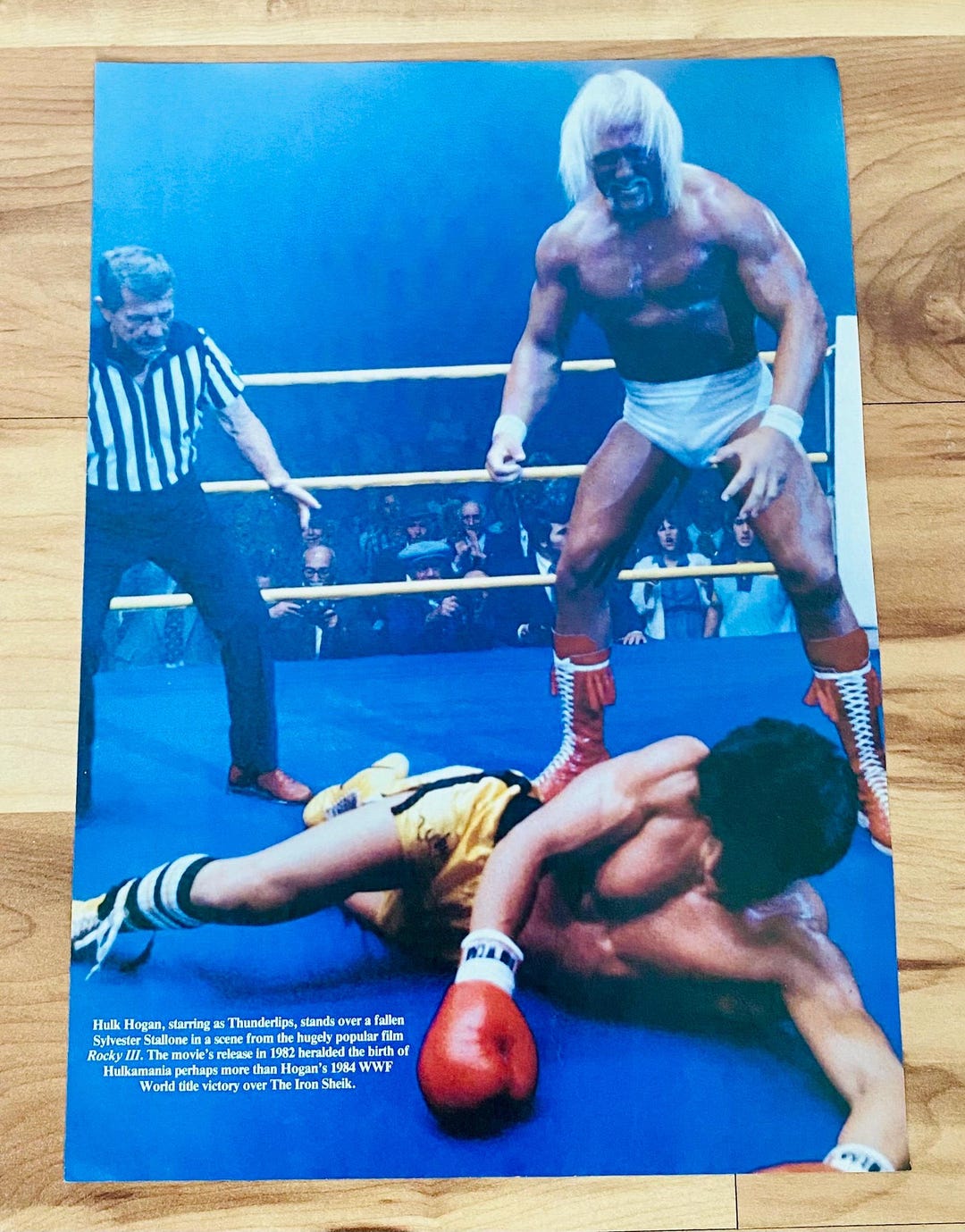 Hulk Hogan in Rocky Ill Movie as Thunderlips 1982 With Sylvester ...
