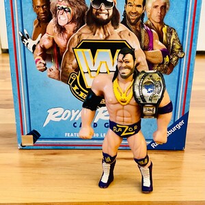 Razor Ramon WWF Bend Ems Just Toys Wrestling Figure WWE Wcw NWO W/ Belt ...