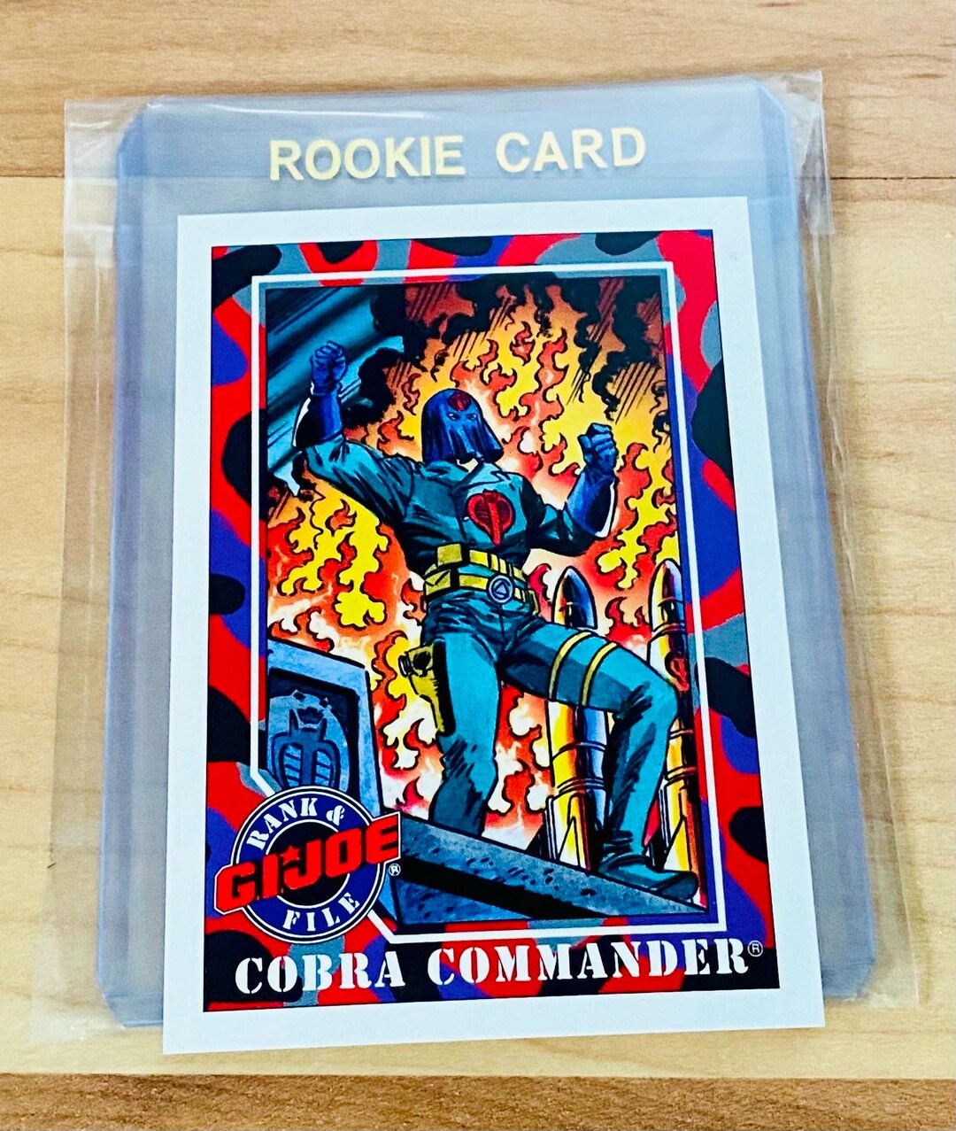 Cobra Commander Hasbro G.I. Joe 1991 Impel Vintage Rookie Card #32 Mint ...