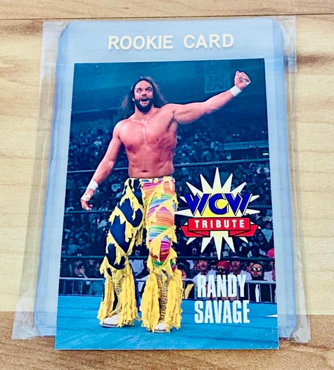 Macho Man Randy Savage 1995 WCW Main Event #73 Tribute Card WWE ...