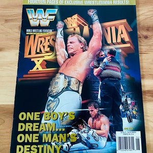 WWF Magazine June 1996 Shawn Michaels W/ Ultimate Warrior Cards Cutout ...