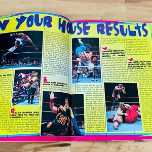 WWF Magazine October 1995 Bret Hart Cover With Razor Ramon Cutout ...