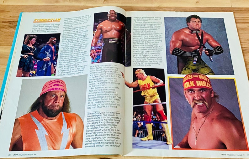 WWF Magazine August 1989 the Rockers Iconic Cover Shawn Michaels WWE ...