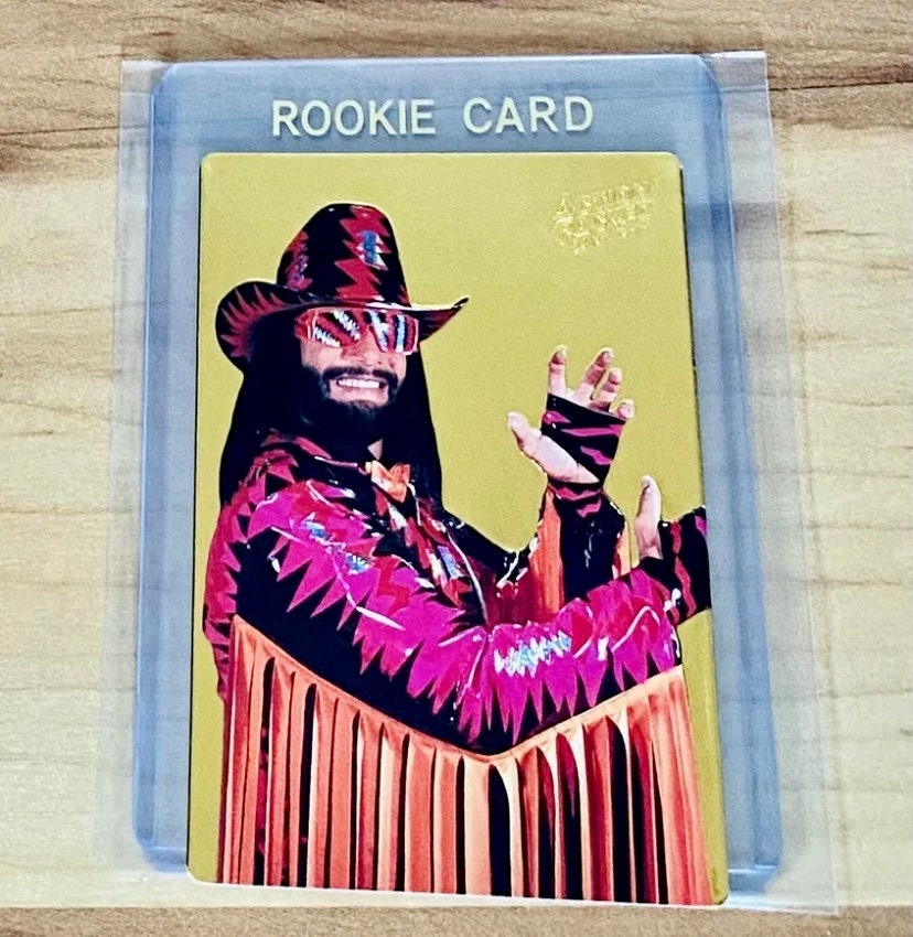 Macho Man Randy Savage 1994 Action Packed WWF 24 KT Gold Card 3G WWE ...