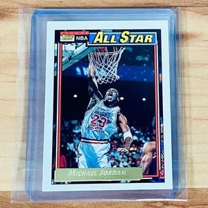 Michael Jordan Gold All-star 1992-93 Topps Gold Basketball Card 115 ...