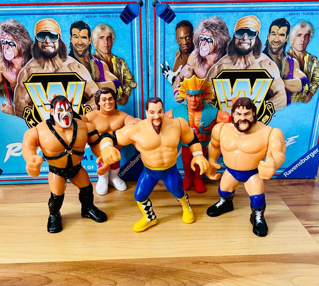 Hasbro WWF Vintage Figures Lot of 5 WWE Wrestling Figures Demolition - Etsy