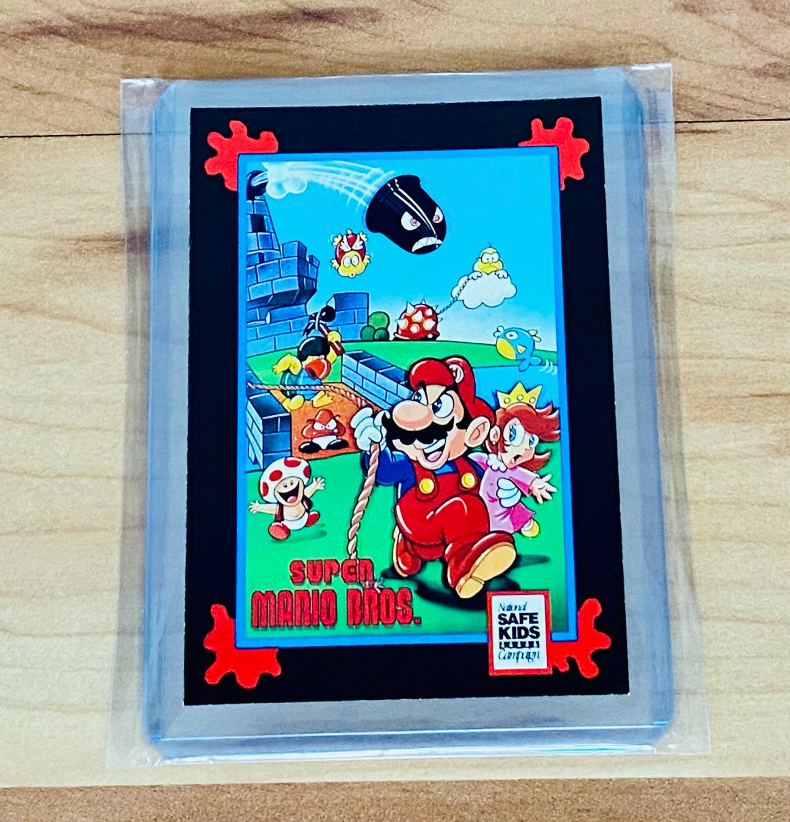 Super Mario Rescuing Princess Peach 1991 Nintendo Impel Promo Card NM ...