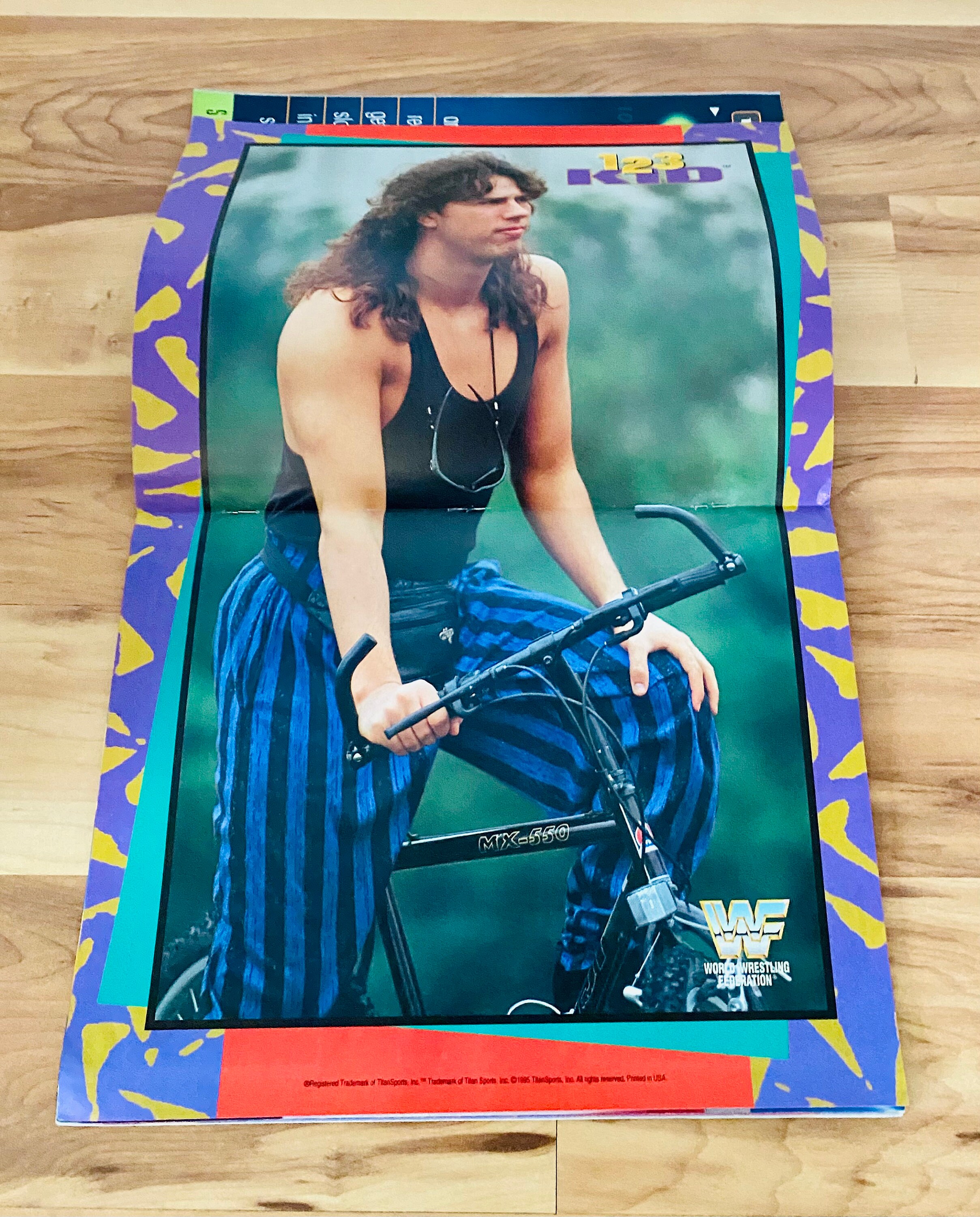 WWF Magazine October 1995 Bret Hart Cover With Razor Ramon Cutout ...