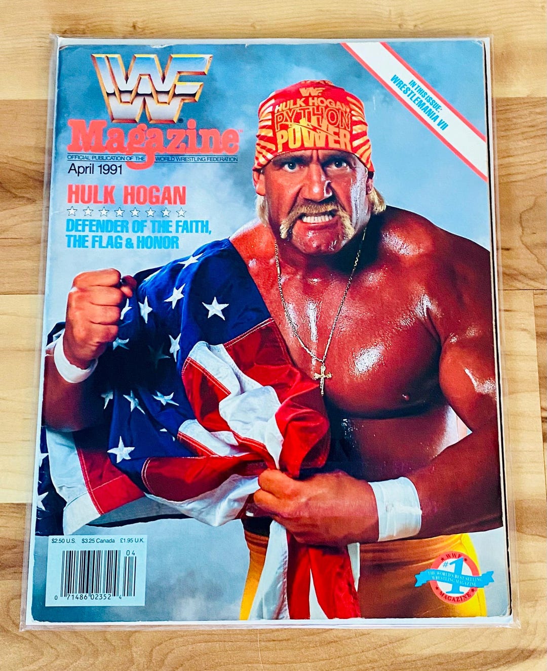 Hulk Hogan 1991 WWF Magazine April Rare Vintage WWE Complete - Etsy
