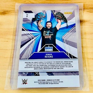 Roman Reigns STAR STATUS 2023 Donruss Elite WWE Wrestling Card #8 Rare ...