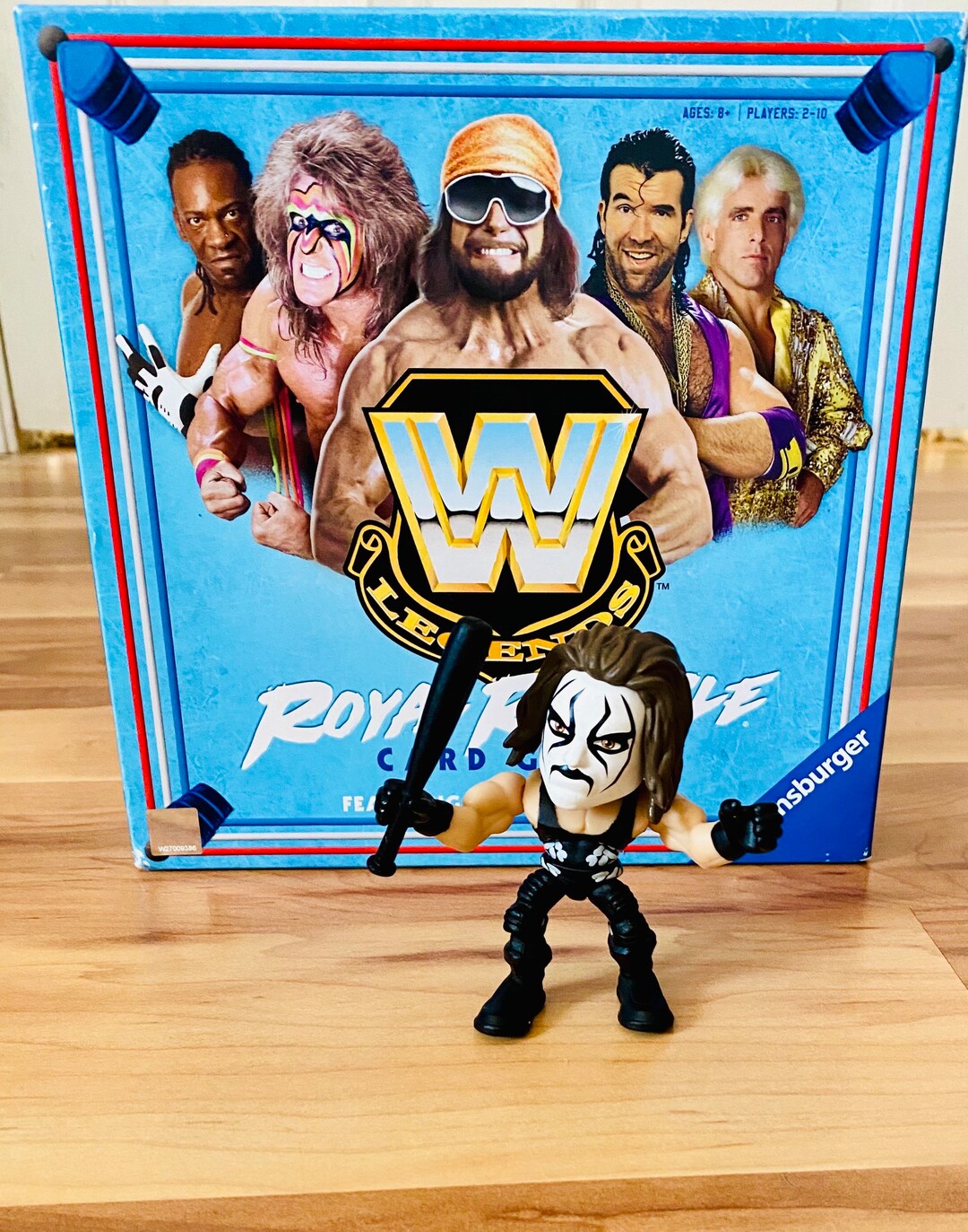 Sting Micro Brawler Figure WWF WWE Wrestling With Bat Rare - Etsy