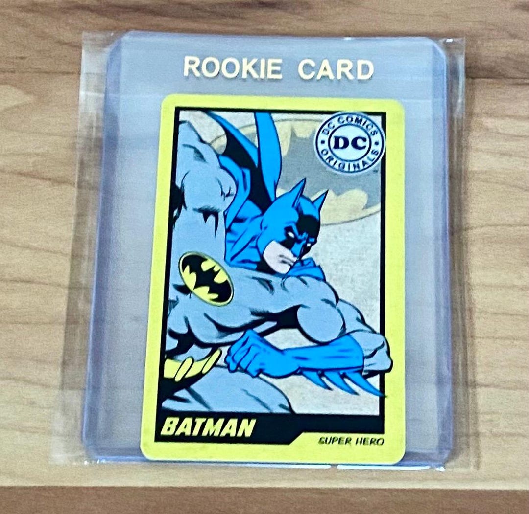 Batman DC Comics Arcade Card Series 1 Super Hero Coin Pusher Mint - Etsy