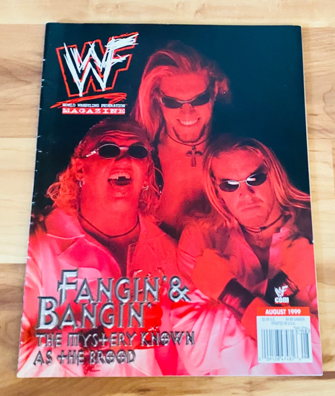 THE BROOD WWF Wrestling Magazine August 1999 Christian Edge W/poster ...