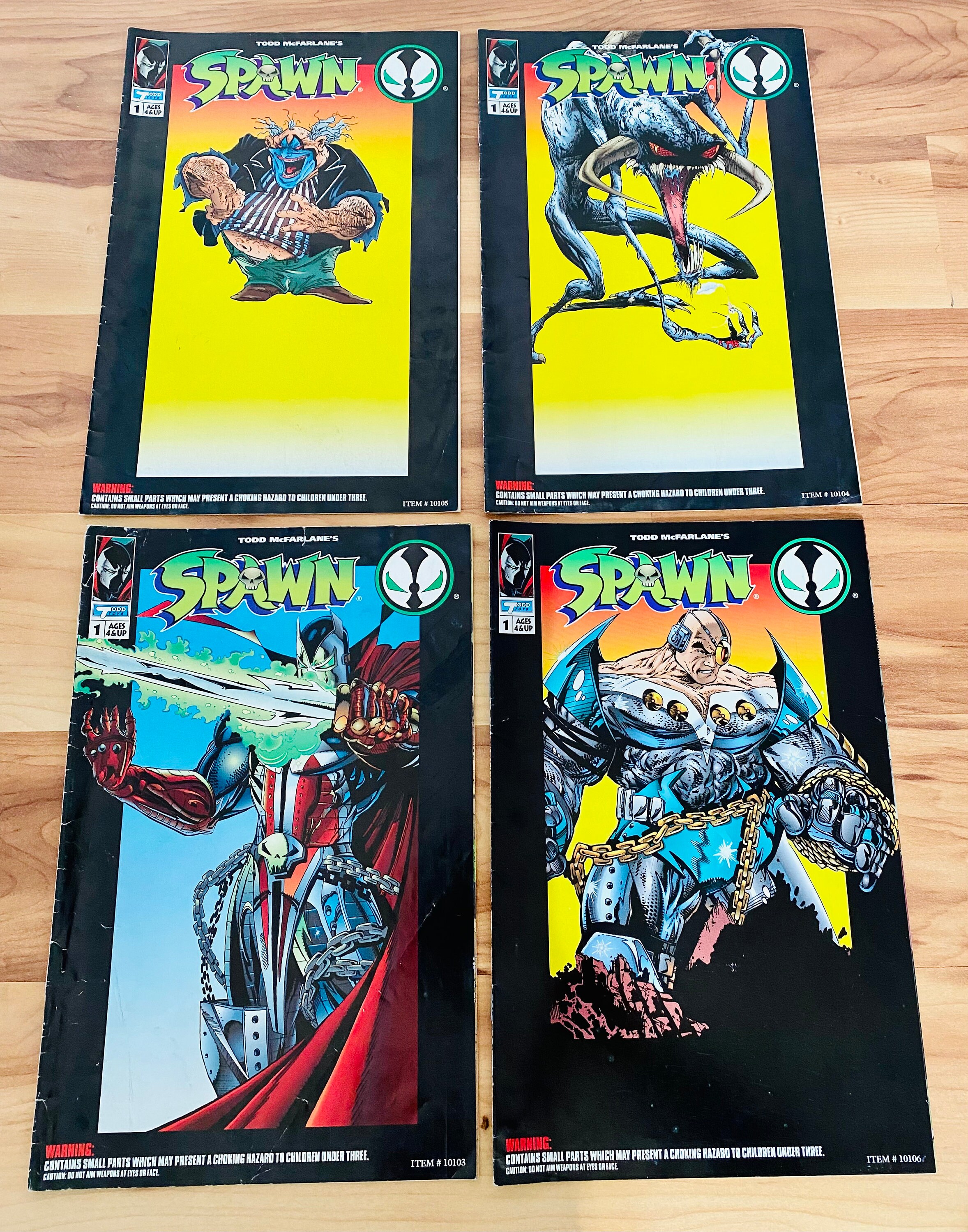 SPAWN ACTION FIGURE Comics Lot 1994 Todd Mcfarlanes rare - Etsy