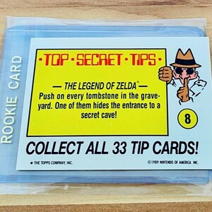1989 Topps Nintendo Game Packs Sticker Card 8 Punch Out Lil Mac Rookie ...