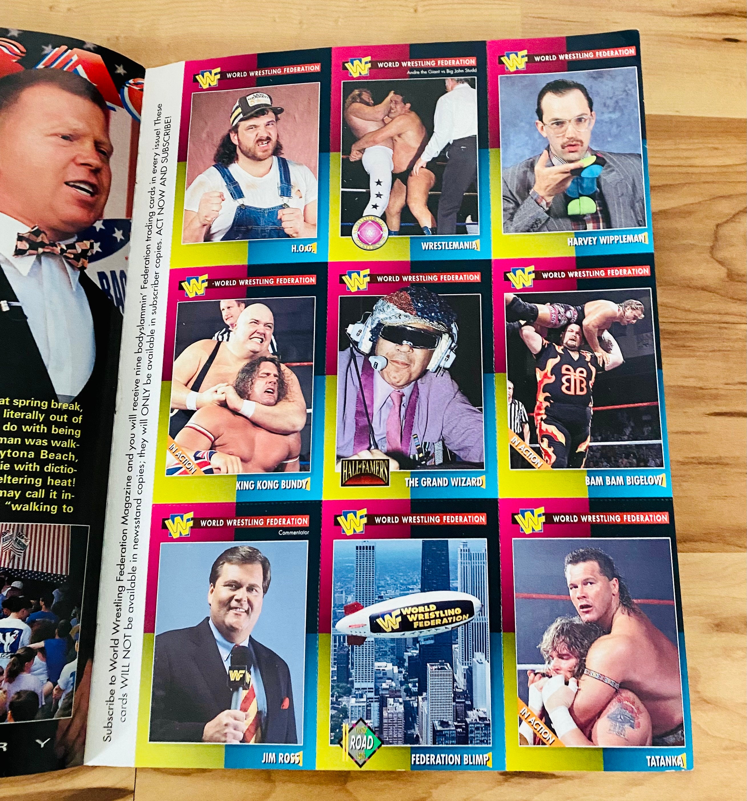 WWF Magazine October 1995 Bret Hart Cover With Razor Ramon Cutout ...