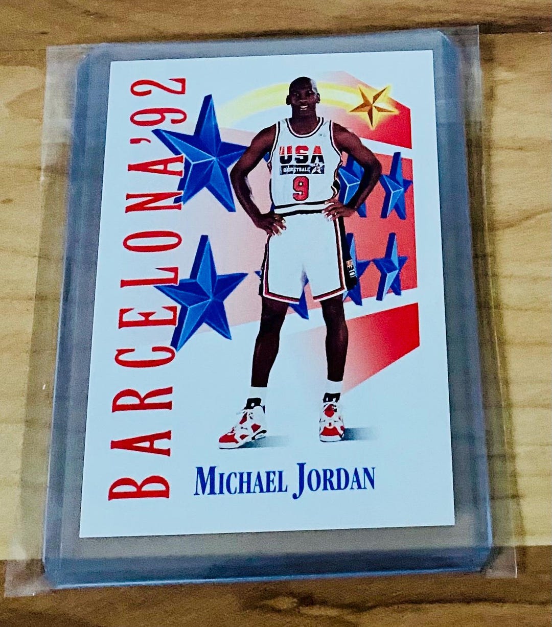 Michael Jordan Barcelona '92 USA Dream Team 1992-93 Skybox Basketball ...