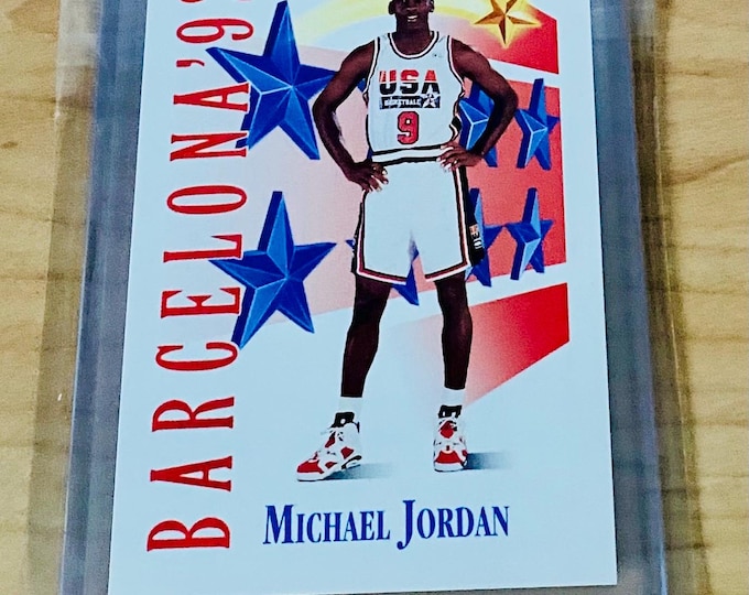 Michael Jordan Barcelona '92 USA Dream Team 1992-93 Skybox Basketball ...