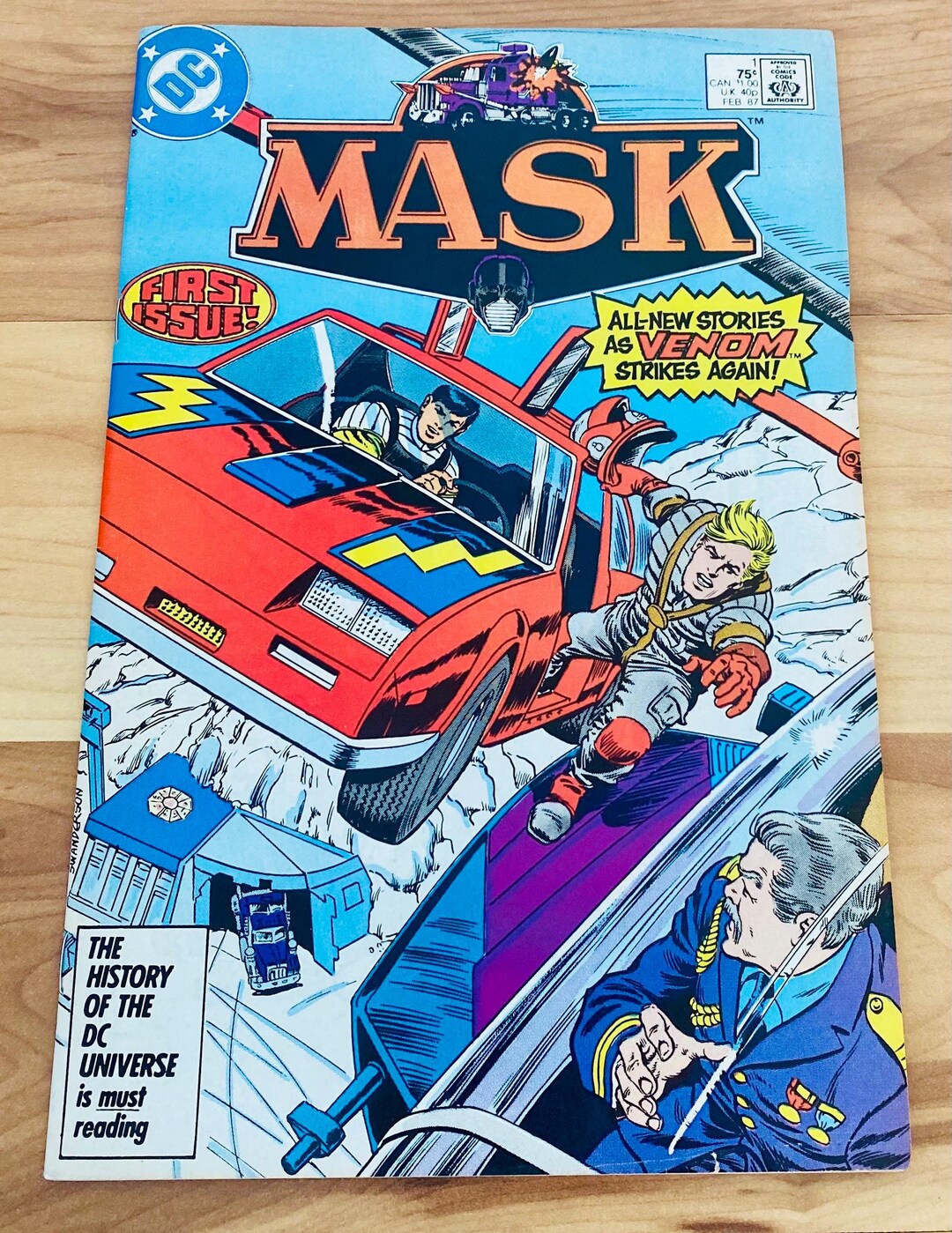 Mask Issue # 1 Comic Book 1987 DC Comics KEY ISSUE Premiere Limited ...