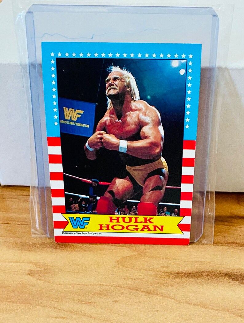 Hulk Hogan 1987 WWF Topps Wrestling Card 3 WWE Wrestling Vintage NM - Etsy