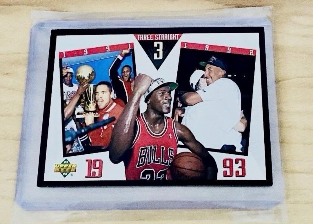 Michael Jordan 1993 Upper Deck Basketball Card Vintage Rare NM - Etsy