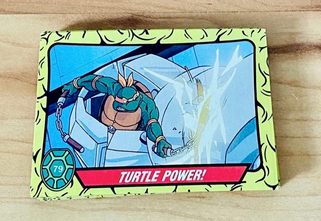 Teenage Mutant Ninja Turtles Cards Vintage Topps 1989 Series #1 TMNT ...