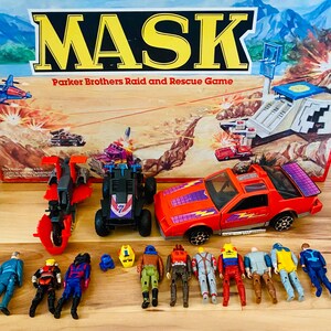 M.A.S.K. Kenner Action Figure, Vehicles Thunderhawk W/ Masks Lot 80’s ...