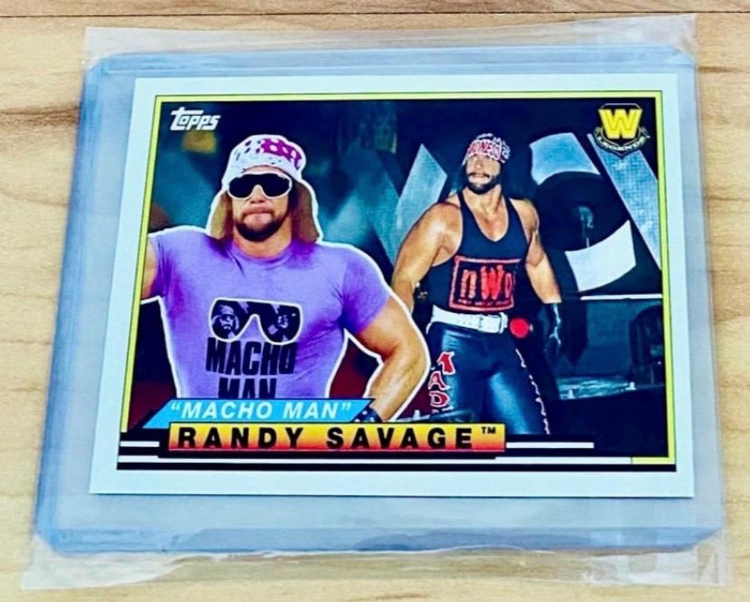 Macho Man Randy Savage Big Legends 2018 Topps WWE Heritage Card #BL-32 ...
