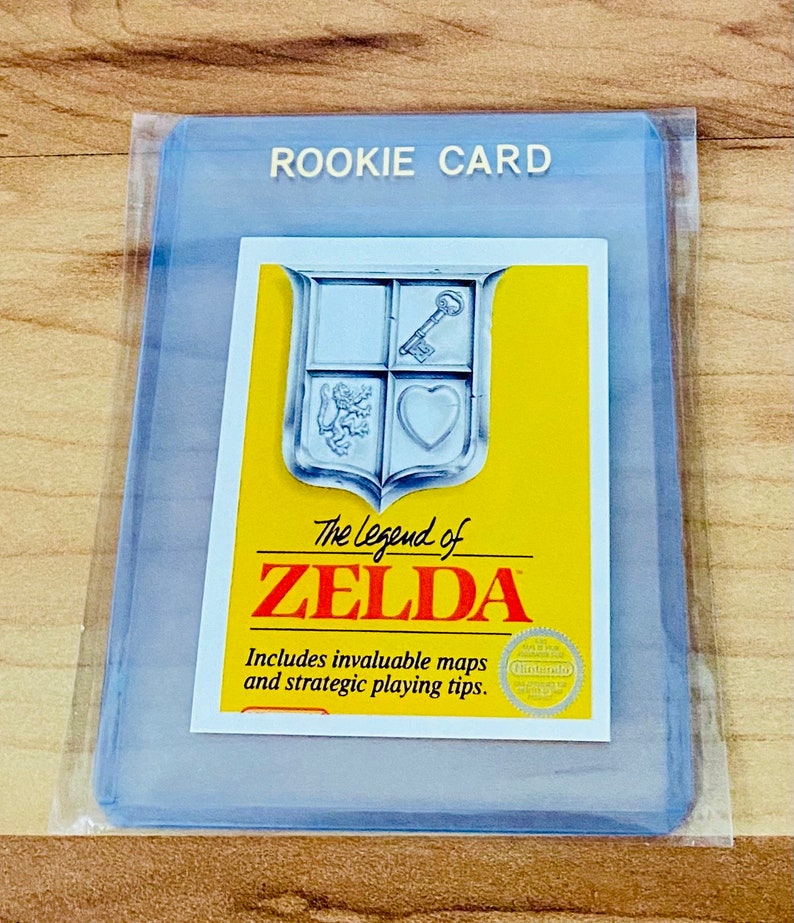 Legend of Zelda 1992 Merlin Nintendo Sticker Album Cover Sticker 4 Rare ...