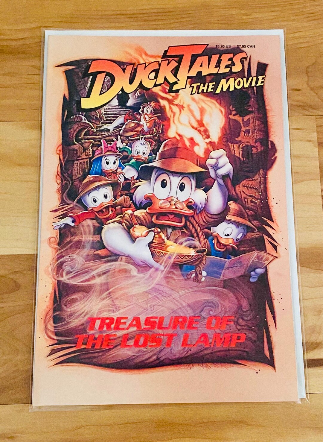 Disney DUCK TALES the Movie Treasure of the Lost Lamp #1 Vintage Rare ...