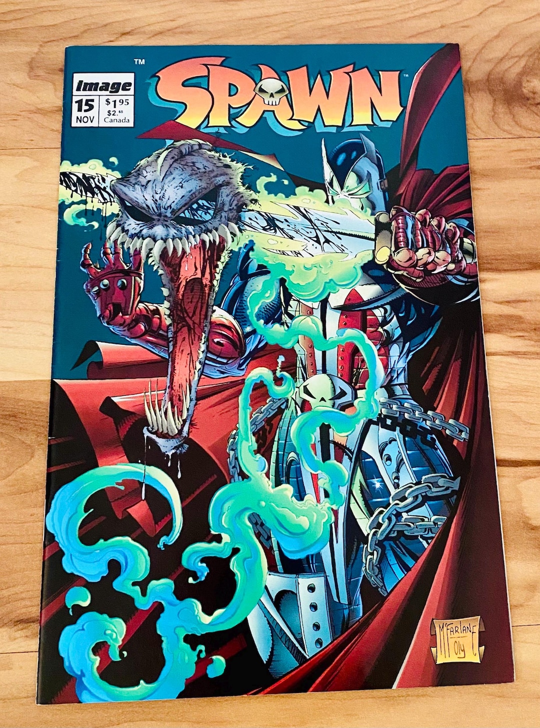 Spawn #15 Image Comics November 1993 Rare Todd Mcfarland Comic Book NM - Etsy
