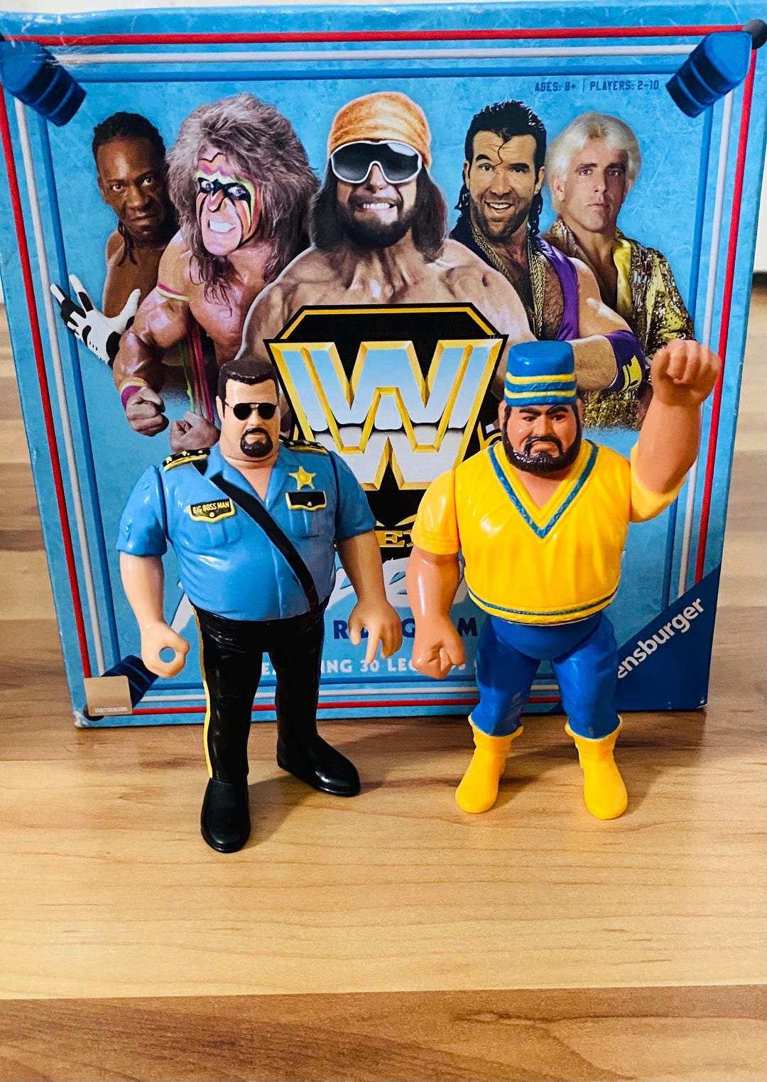 WWF Hasbro Action Figures Akeem & Big Boss Man Rare WWE Tag Team Twin ...