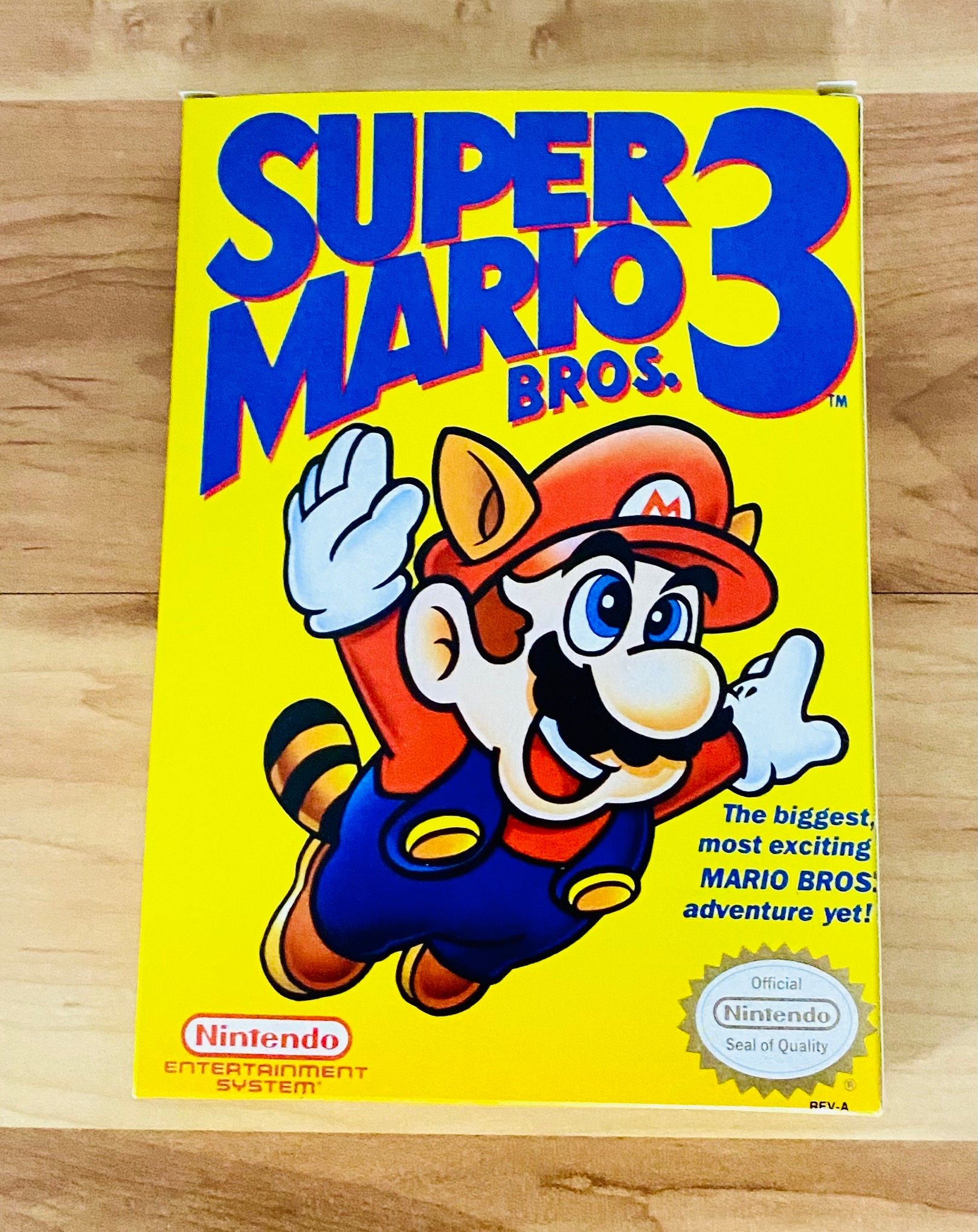 Super Mario Bros 3 Replacement Box Nintendo NES Box Only Looks Amazing ...