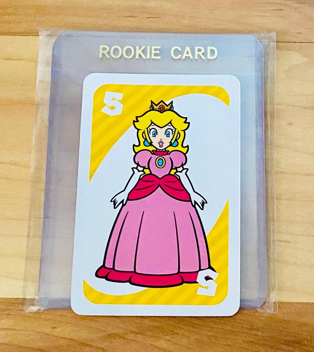 Nintendo Super Mario Princess Peach Yellow Uno Card 2016 Mattel NEW ...