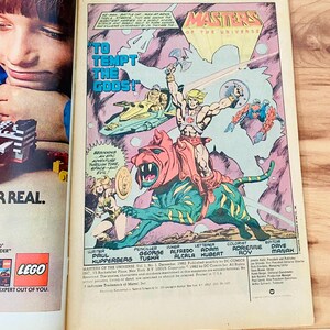 He-man #1 Masters of the Universe Comic Book 1982 DC Comics MOTU Rare ...