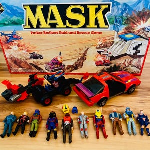 M.A.S.K. Kenner Action Figure, Vehicles Thunderhawk W/ Masks Lot 80’s ...