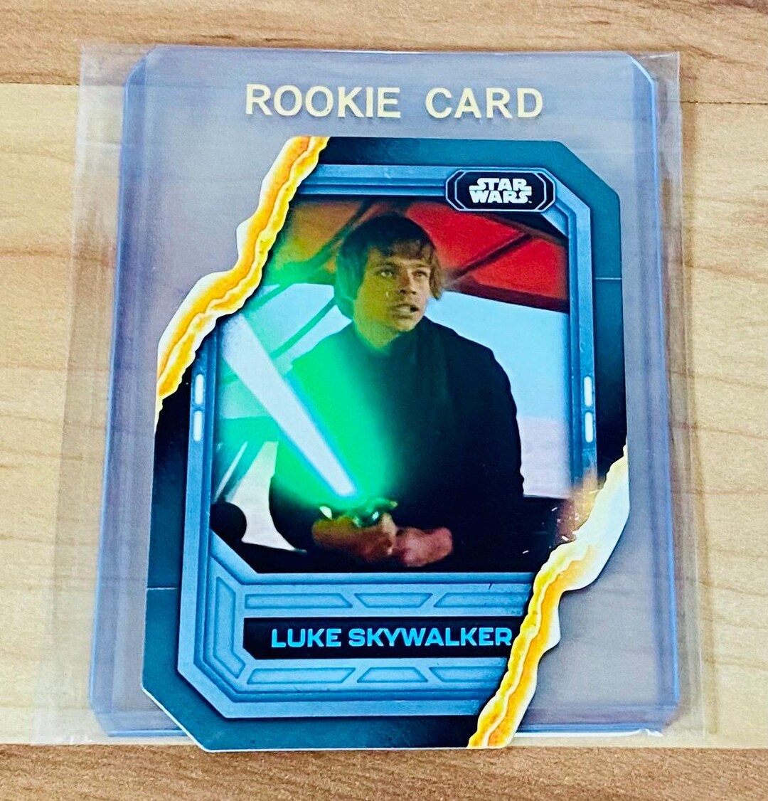 Luke Skywalker Lightsaber Insert Die Cut Card 2023 Topps Star Wars LS-1 ...
