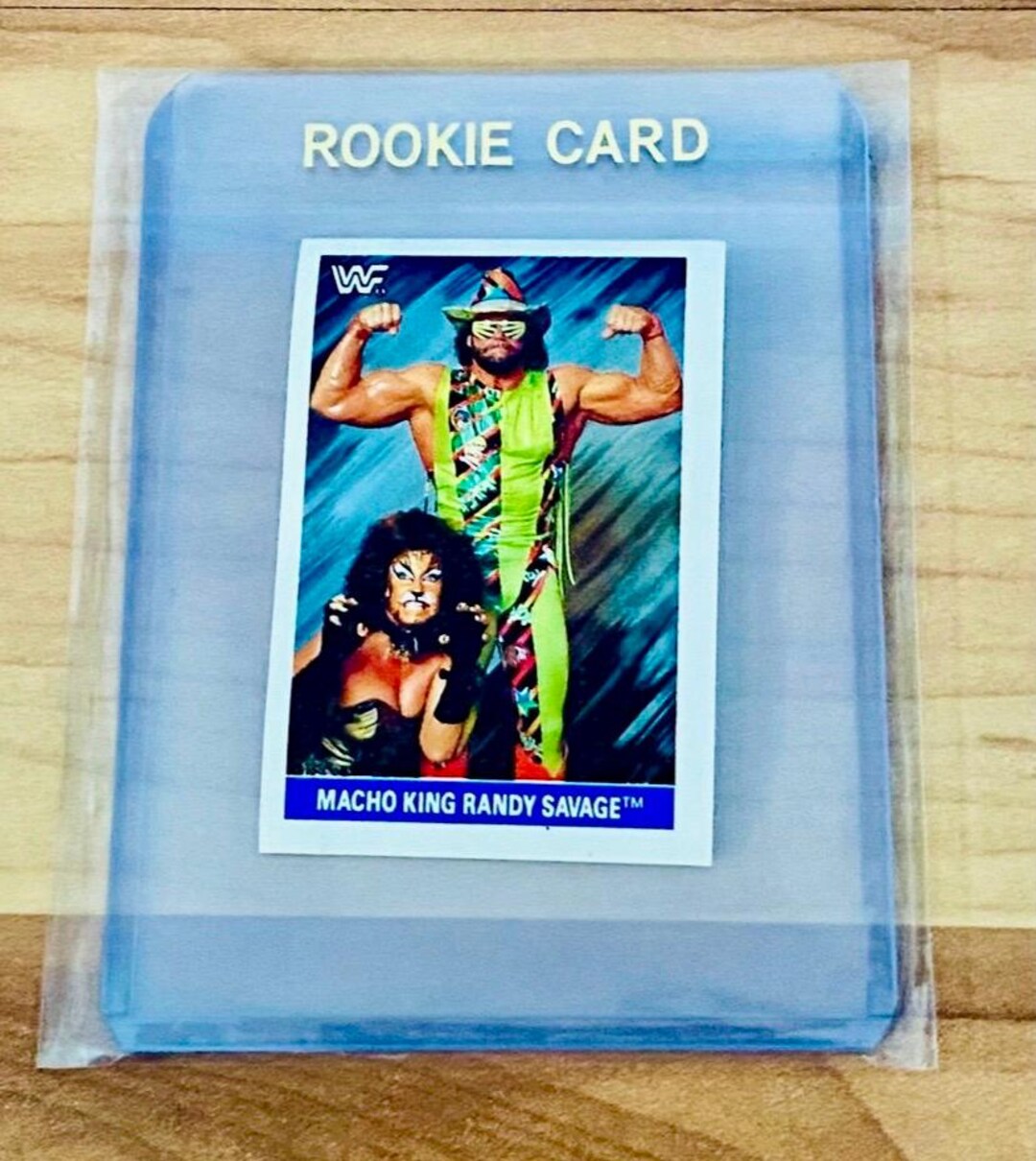 WWF 1991 Diamond Macho Man Randy Savage Superstars Stickers Card #103 ...