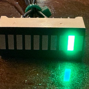 Green Scanning LED 10 Segment Bargraph Display - Etsy