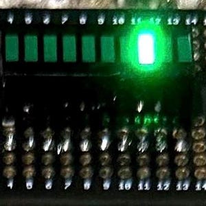 Green, Yellow or Red Scanning LED 10 Segment Bargraph Display Request ...