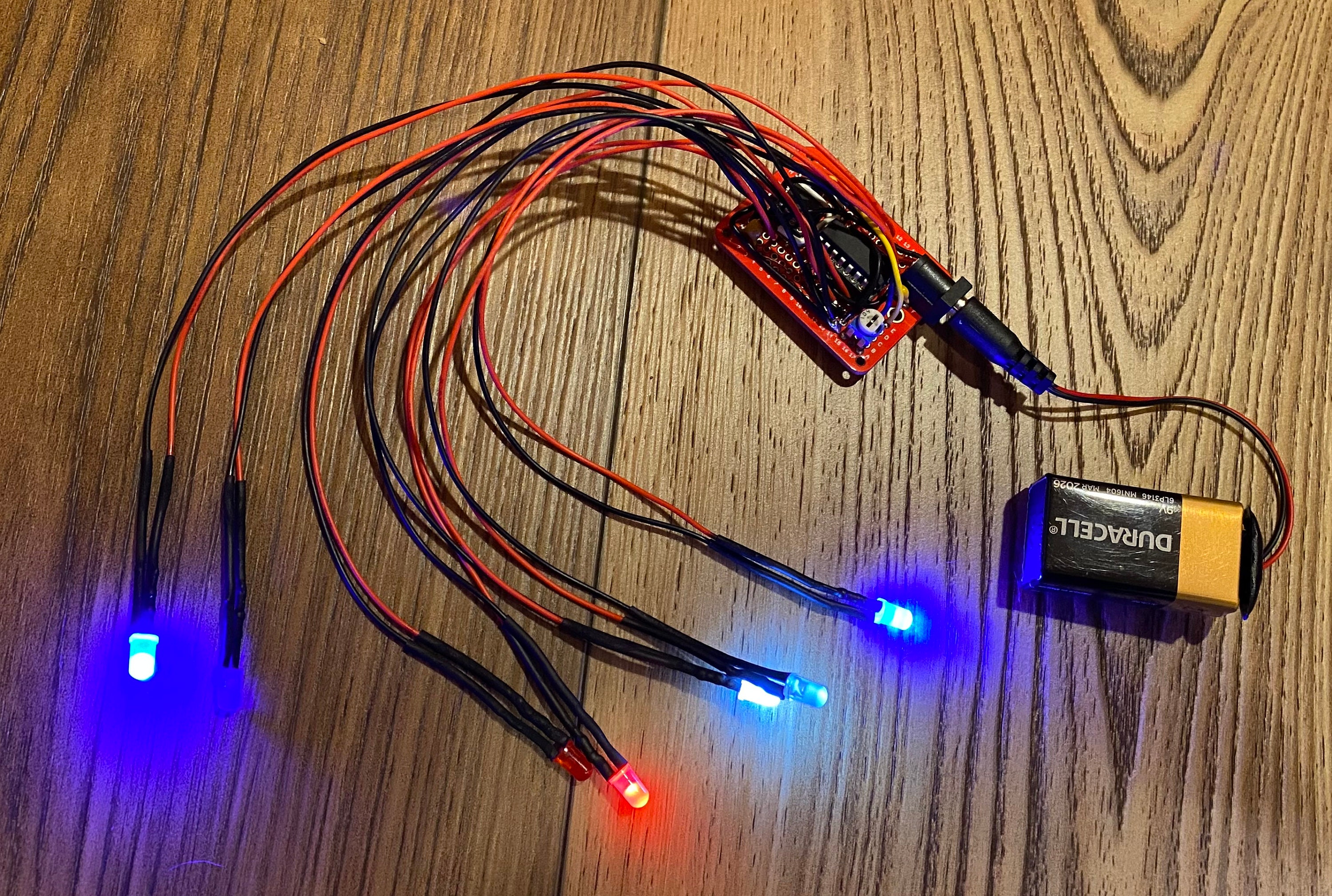 Multi-color 7 LED Pattern Blinker Adjustable Blink Rate - Etsy