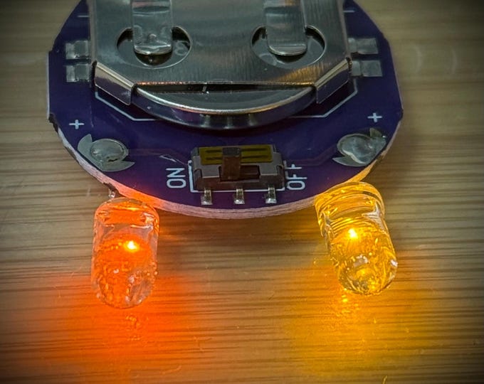 Flickering Fire Effect Leds (CR2032 Battery Not Included) - Etsy