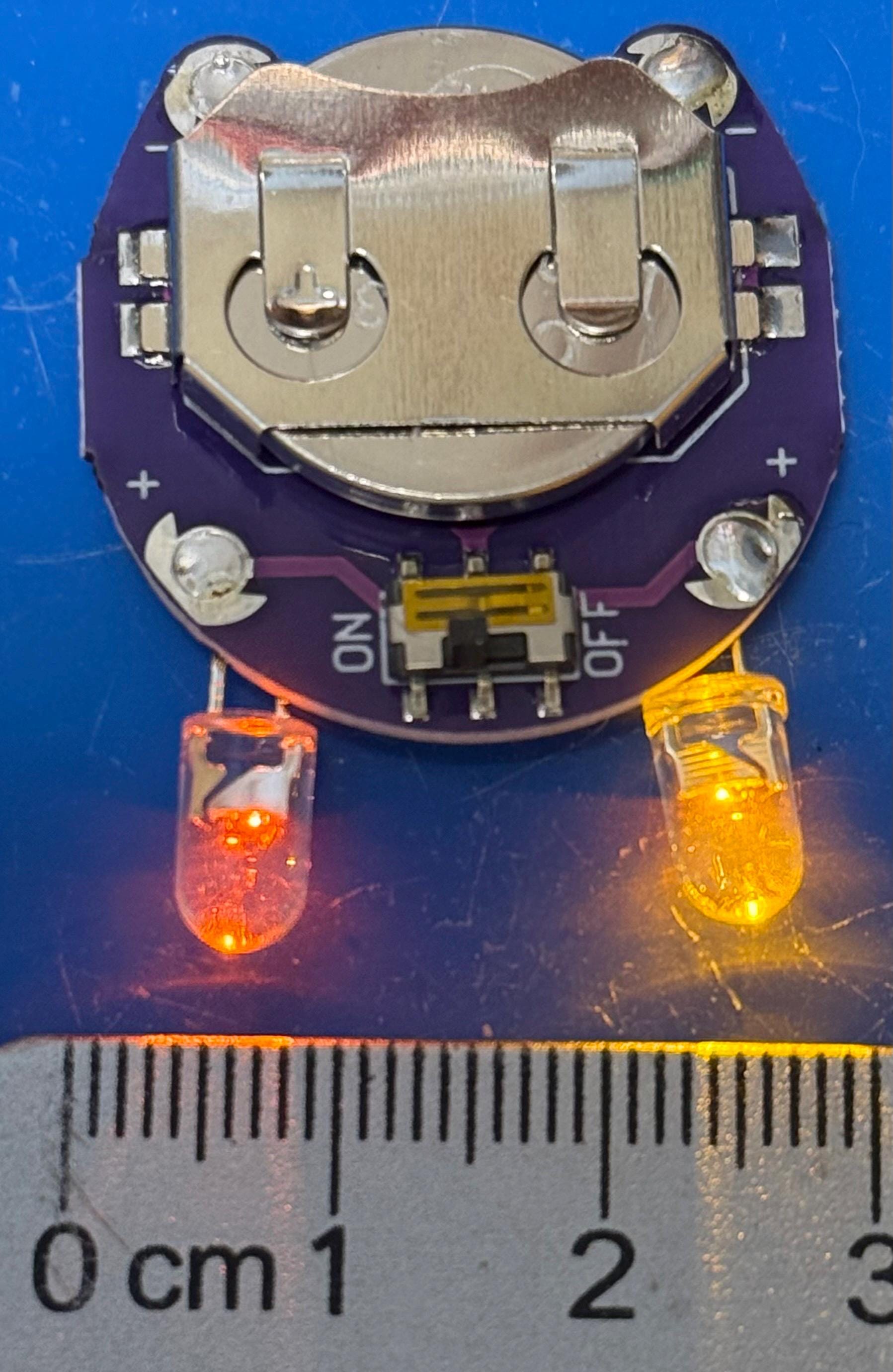 Flickering Fire Effect Leds (CR2032 Battery Not Included) - Etsy