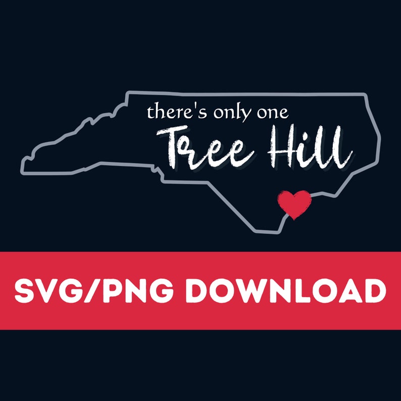 Digital One Tree Hill SVG PNG Art Download - Etsy