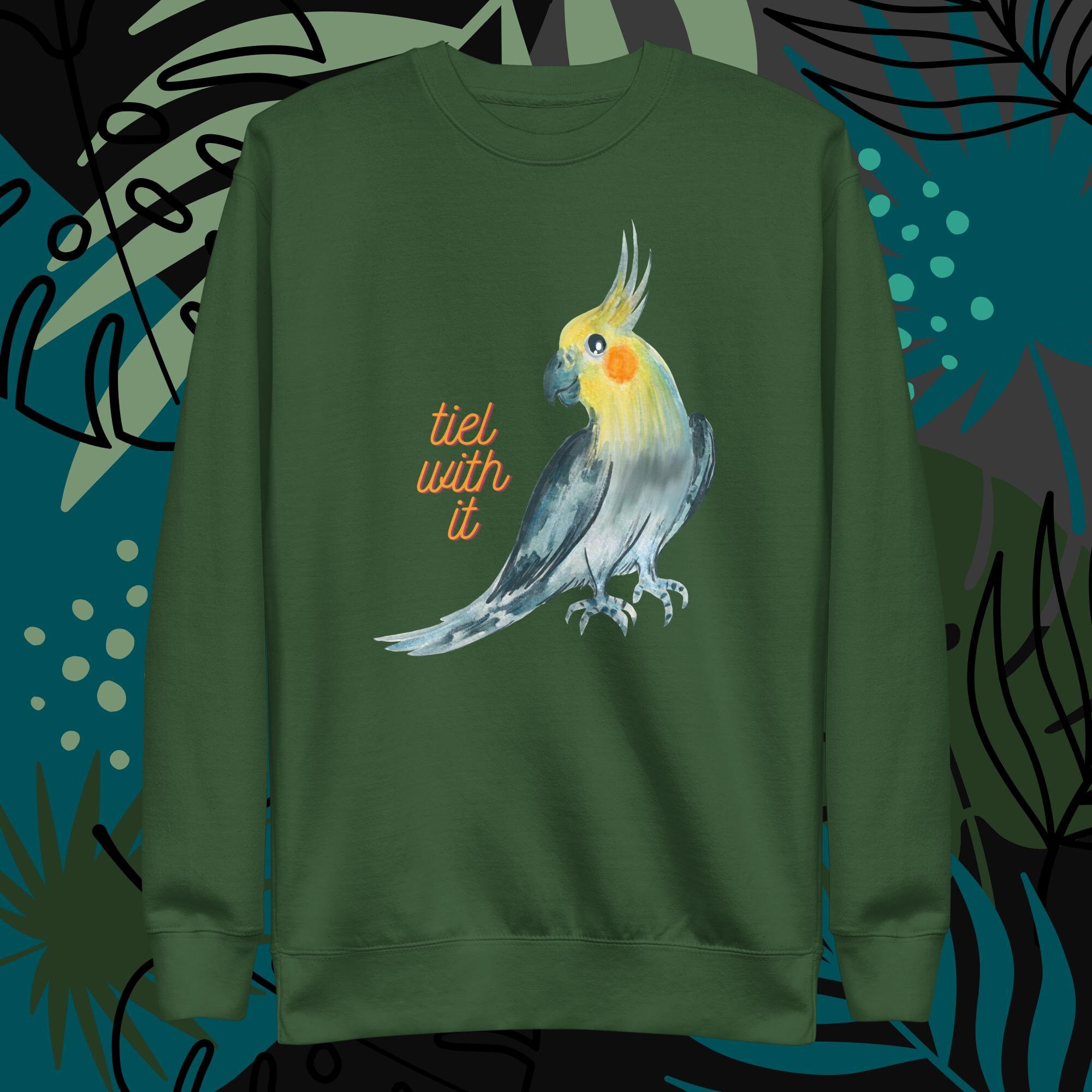Cockatiel tiel With It Unisex Premium Sweatshirt - Etsy