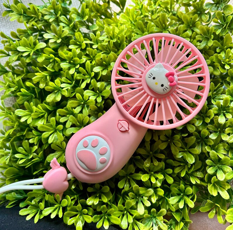 Mini Cute Hello Kitty, My Melody, Kuromi Portable Hand Fan - Etsy