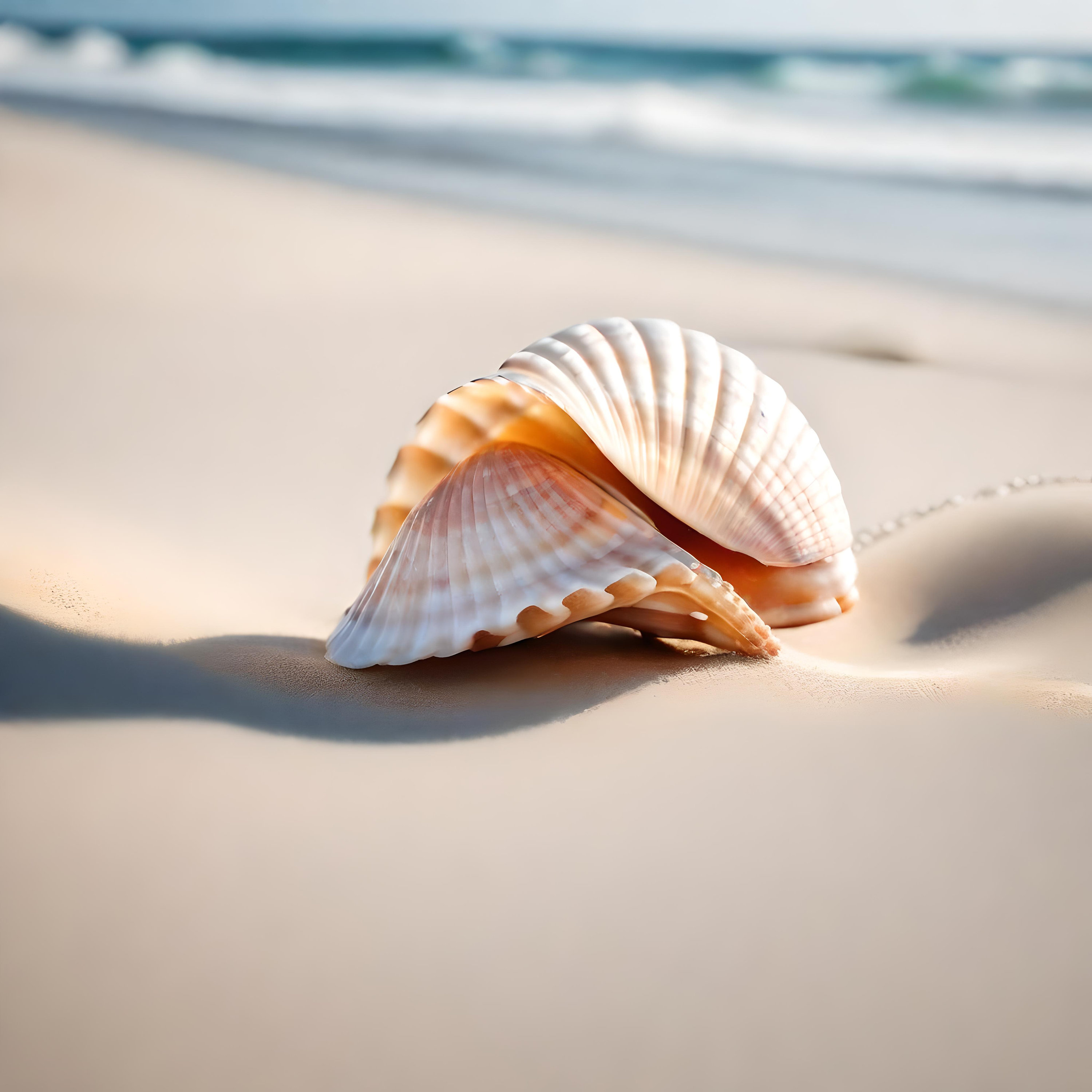 Exquisite Seashell Art - Beach Inspired Wall Decor - Unique Digital Art ...