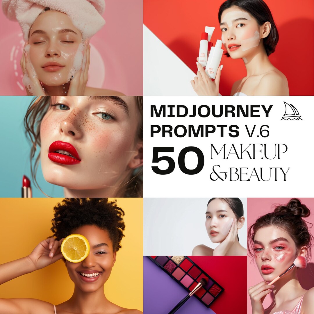 Makeup&beauty Midjourney Prompts, Collection of AI Prompts for Beauty ...